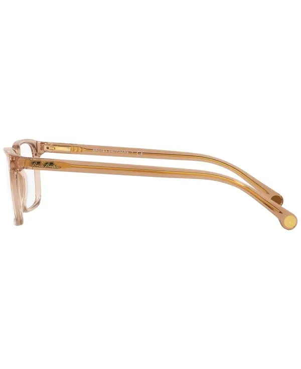 Brooks Brothers Rectangle Eyeglasses - Brown