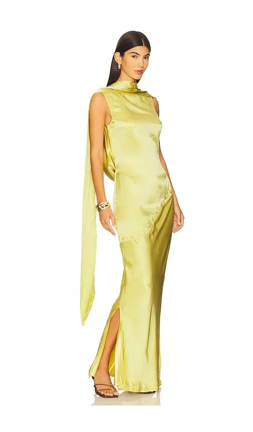 YELLOW THE LABEL Nina Silk Dress