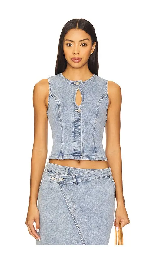 SOVERE / Etch Denim Bodice