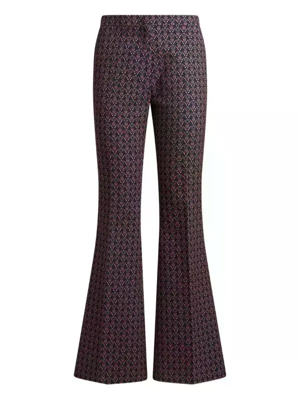 Etro Jacquard Flared Trousers