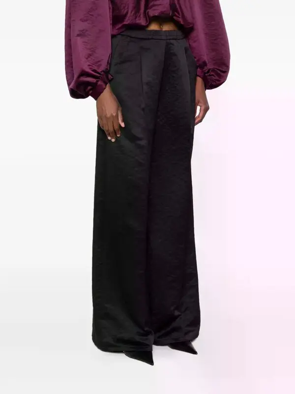 FORTE_FORTE Pleated Cupro Trousers