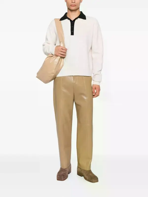 Nanushka Ribbed Polo-neck Sweater