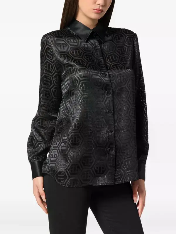 Philipp Plein Monogram-pattern Shirt