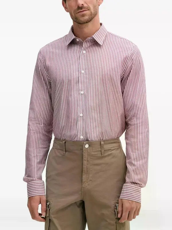 Michael Kors Striped Long-sleeve Shirt - Red