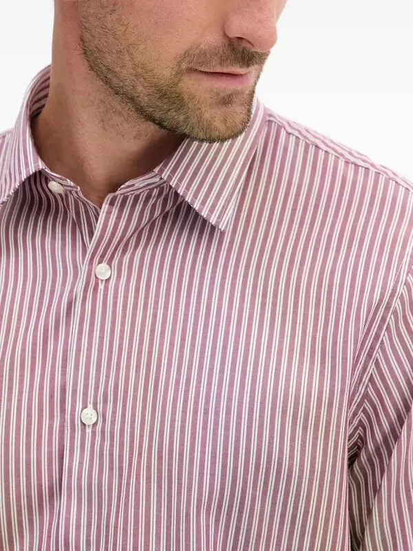 Michael Kors Striped Long-sleeve Shirt - Red