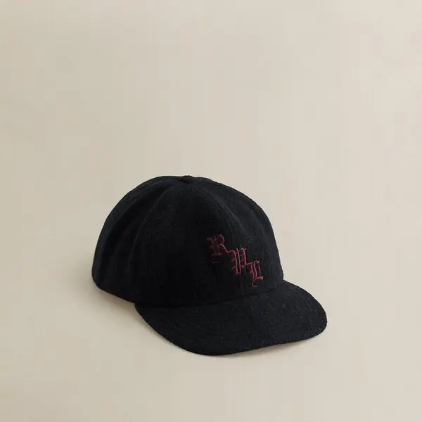 Ralph Lauren 1998 Wool-blend Melton Ball Cap - Mixed Multi