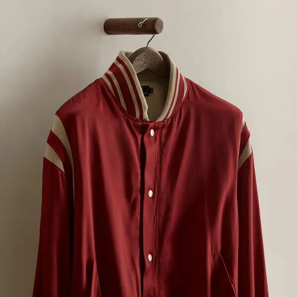 Ralph Lauren 1993 Polo Ball Satin Jacket - Red | Editorialist