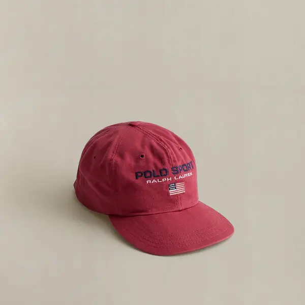 Ralph Lauren Polo Sport Ball Cap - Red