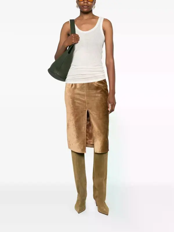 FORTE_FORTE Ribbed Tank Top - Neutrals