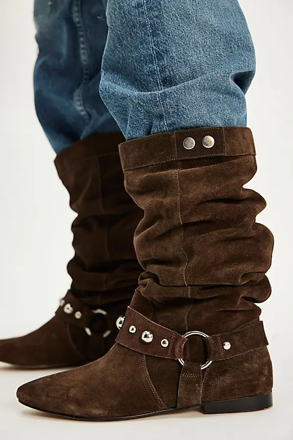 Free People Fp Collection Half Moon Slouch Boots