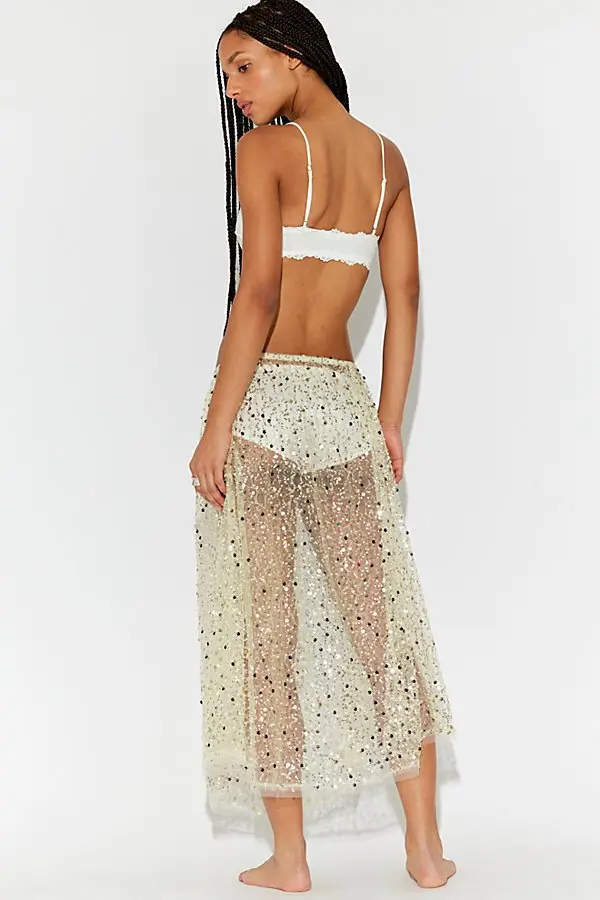 Free People Intimately Shine On Half Slip - Limelight Combo