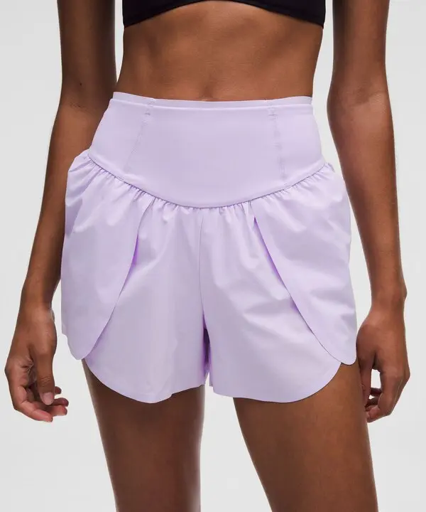 Lululemon Go Further Super-high-rise Split Short 3 - Lavender Frost