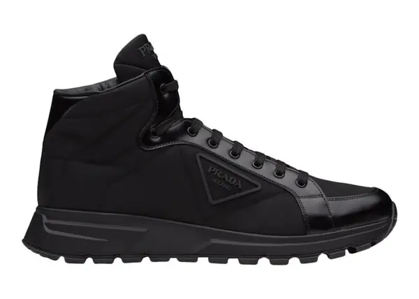 Prada Prax 01 High-top Sneakers - Black