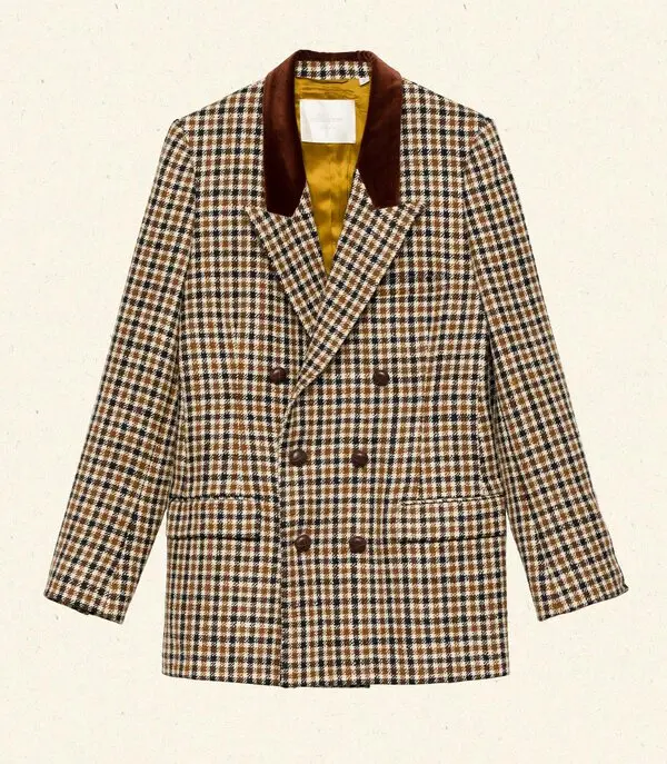 DÔEN Duccio Houndstooth Blazer
