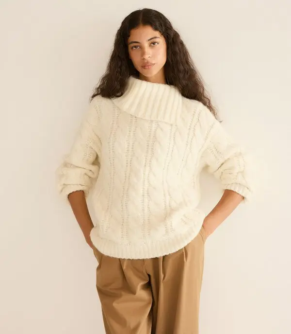 DÔEN Halia Cable Knit Sweater