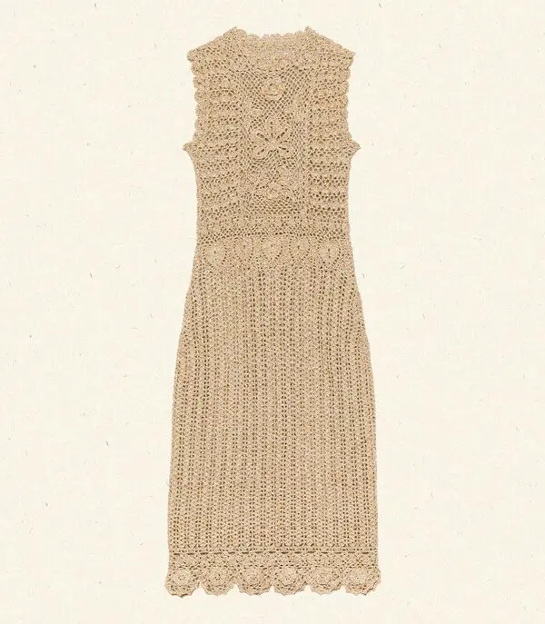 DÔEN Esmina Handknit Midi Dress