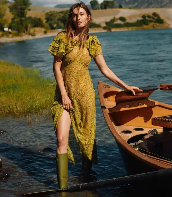 Floral Lace Dress Reiss Lake Dress Dôen Sheer Dresses Editorialist