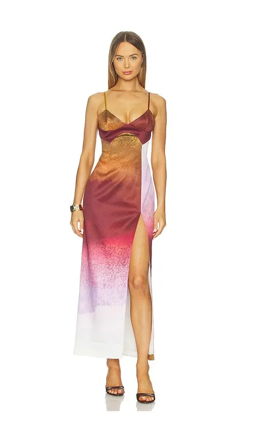 MUMA WORLD Valeria Dress - Rust
