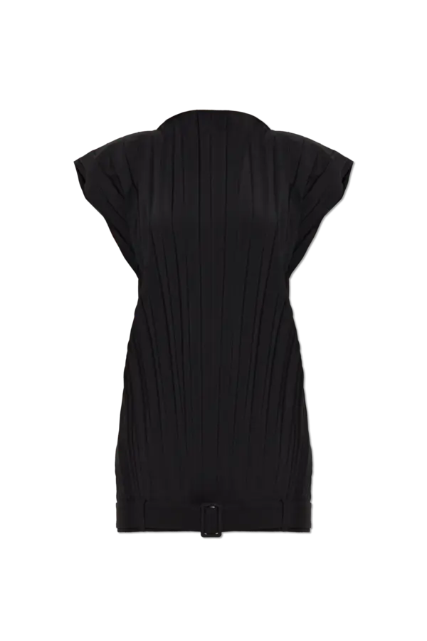 MAISON MARGIELA Pleated Mini Dress
