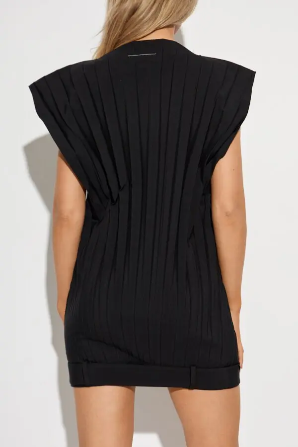 MAISON MARGIELA Pleated Mini Dress