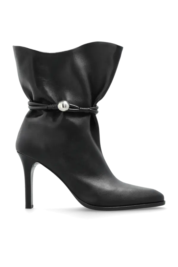 Isabel Marant Lolya Heeled Ankle Boots - Black