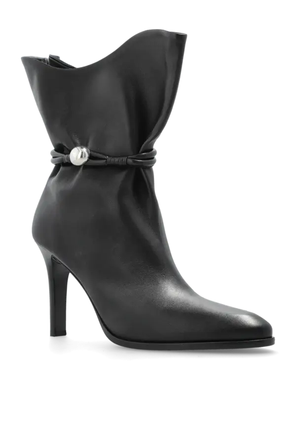 Isabel Marant Lolya Heeled Ankle Boots - Black