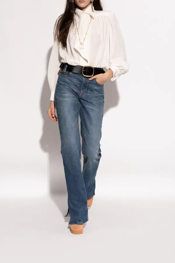 Chloé Loti’ Heeled Shoes - Orange