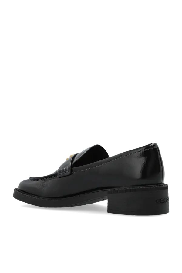 COACH Patent Leather Loafers - Black