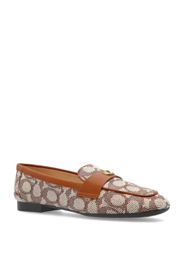 COACH Monogrammed Loafers - Beige