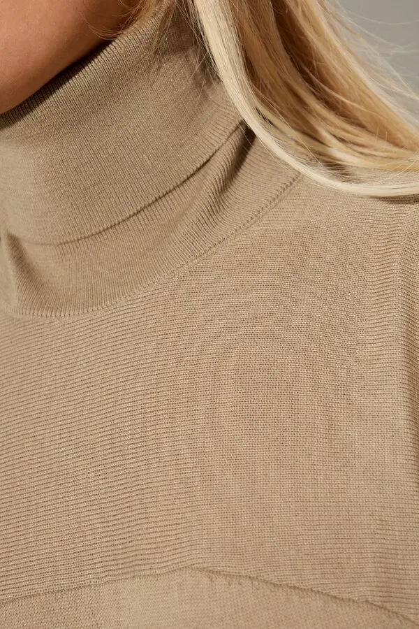 MAISON MARGIELA Turtleneck Bodysuit - Beige