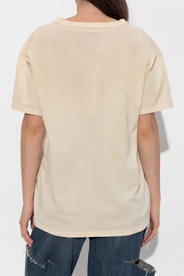 MAISON MARGIELA Logo T-shirt - Beige