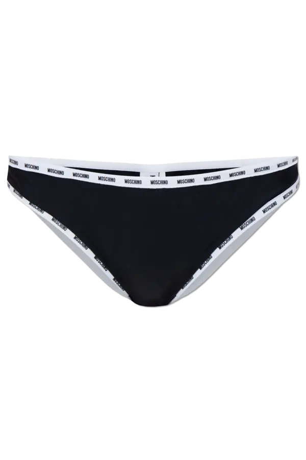 Moschino Bikini Bottom - Black
