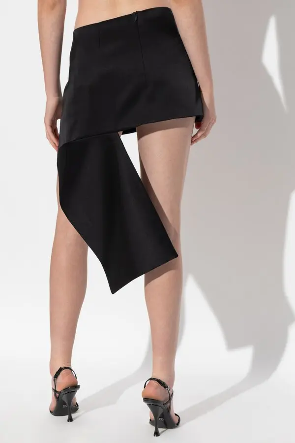 COURREGES Satin Mini Skirt