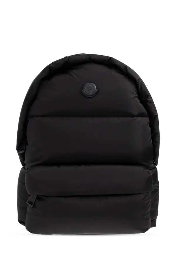 Moncler Backpack With Logo Patch - Black