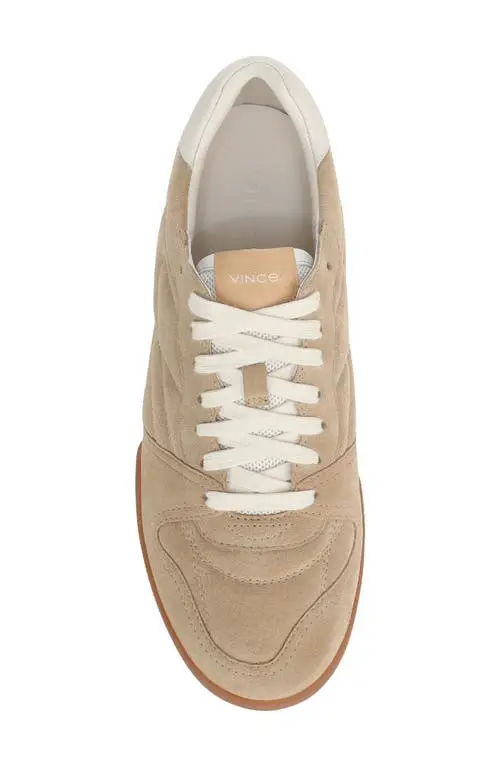 Vince Bel Air Leather Sneakers - Sand Trail/pebble White