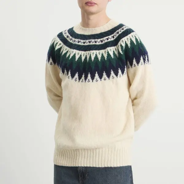 HOWLIN BY MORRISON Magician In The Mountain Fair Isle Jumper