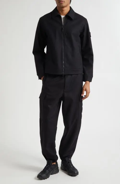 Stone Island Ghost Cargo Joggers - Black