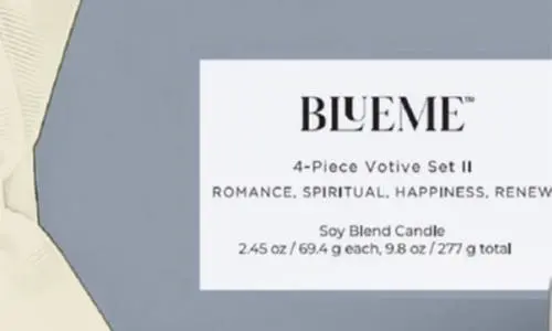 BLUEME 4-piece Votive Set Ii
