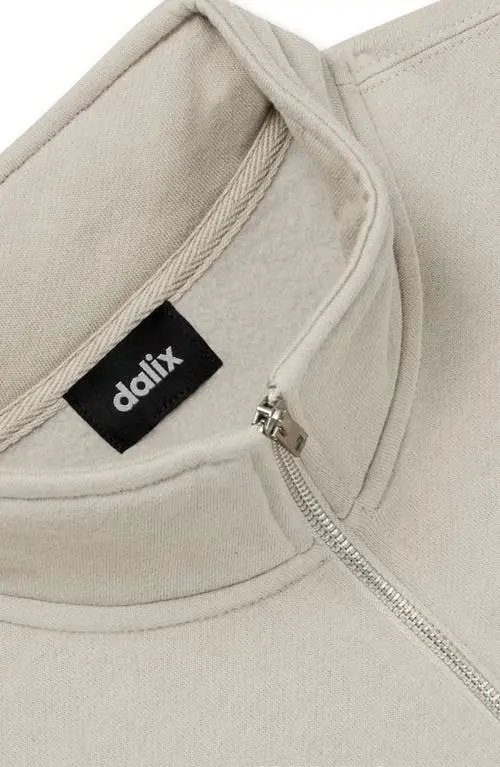 DALIX Ghost Quarter Zip Pullover - Smoke
