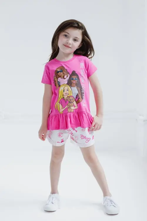 BARBIE T-shirt & Woven Shorts Set