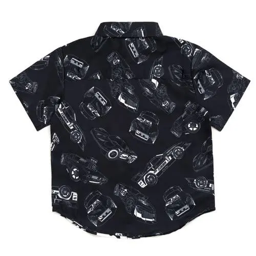 HOT WHEELS Short Sleeve Button Down Shirt