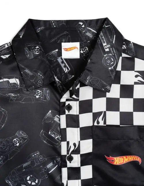 HOT WHEELS Short Sleeve Button Down Shirt