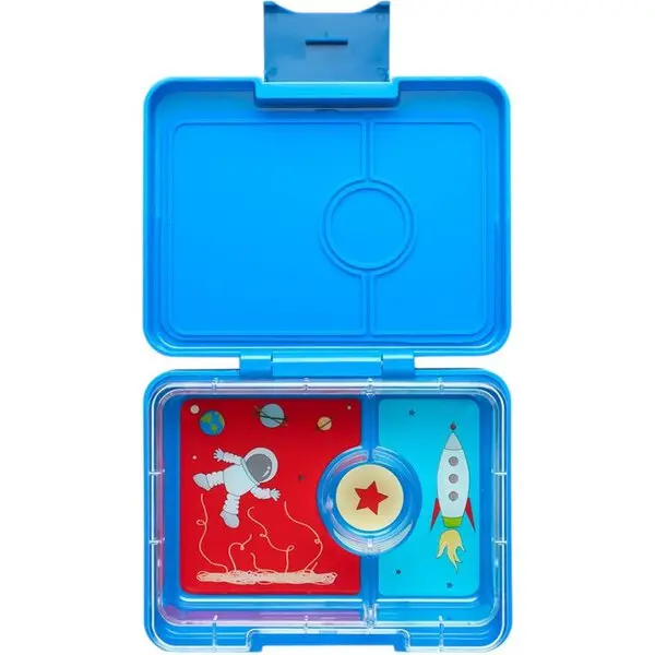 YUMBOX Snack Leakproof Bento Box - Surf Blue With Rocket Tray