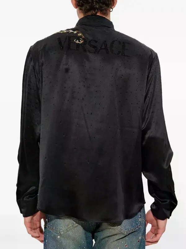 Versace Embellished-animal Shirt
