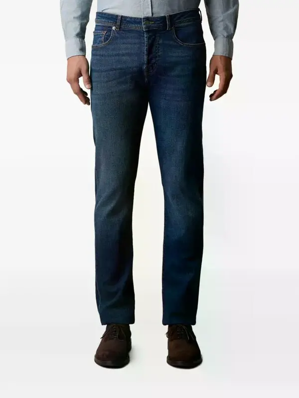 Brooks Brothers Five-pocket Cotton Jeans