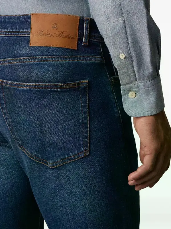 Brooks Brothers Five-pocket Cotton Jeans