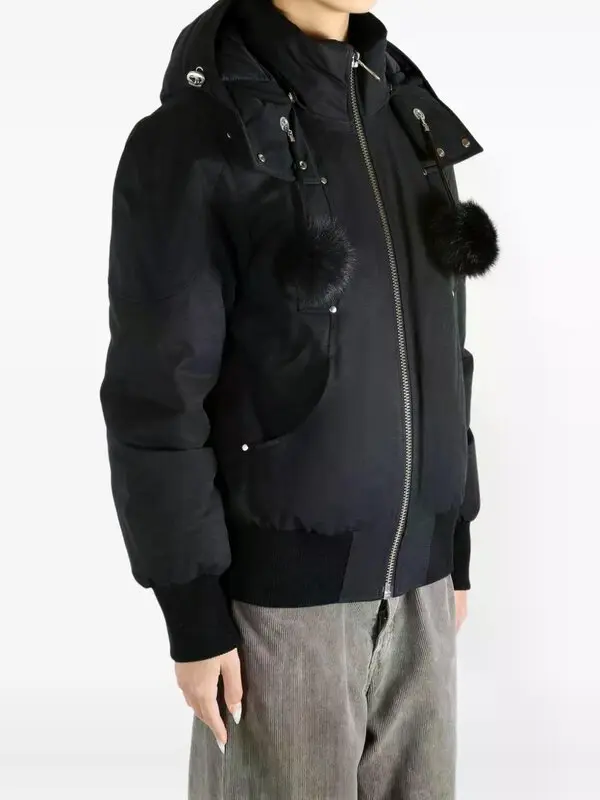 Moose Knuckles Hooded Pompom Jacket
