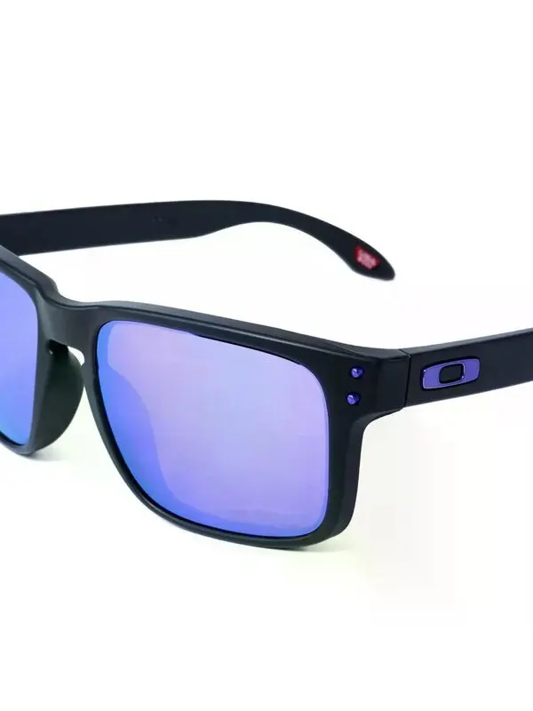 Oakley Logo-detail Square-frame Sunglasses - Black