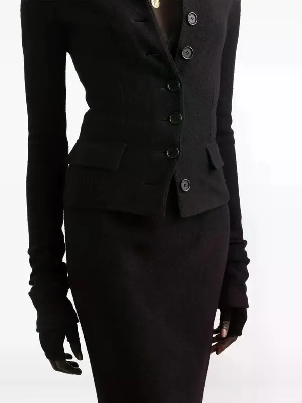 Dolce & Gabbana Single-breasted Wool Cloth Jacket