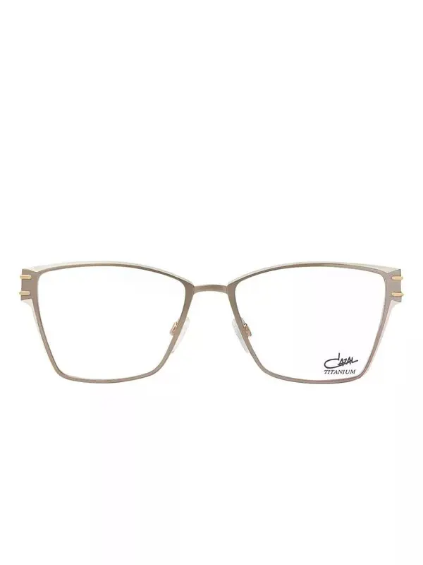 Cazal Square Frame Eyeglasses - Brown